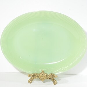 Fire King Jadeite Jadite Jane Ray Serving Plate 12 Inches Collectible ...