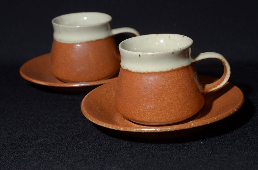 Set of 2 Sial Demitasse Teacup and Saucer Espresso Cup Hors Serie Art ...