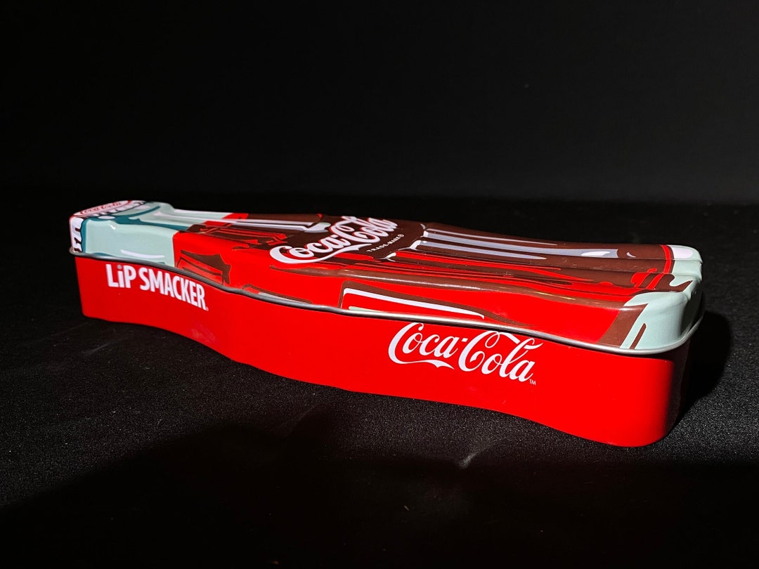 Coca-cola Coke Bottle Shaped Tin Lip Smacker 4 Coca Cola Balms ...