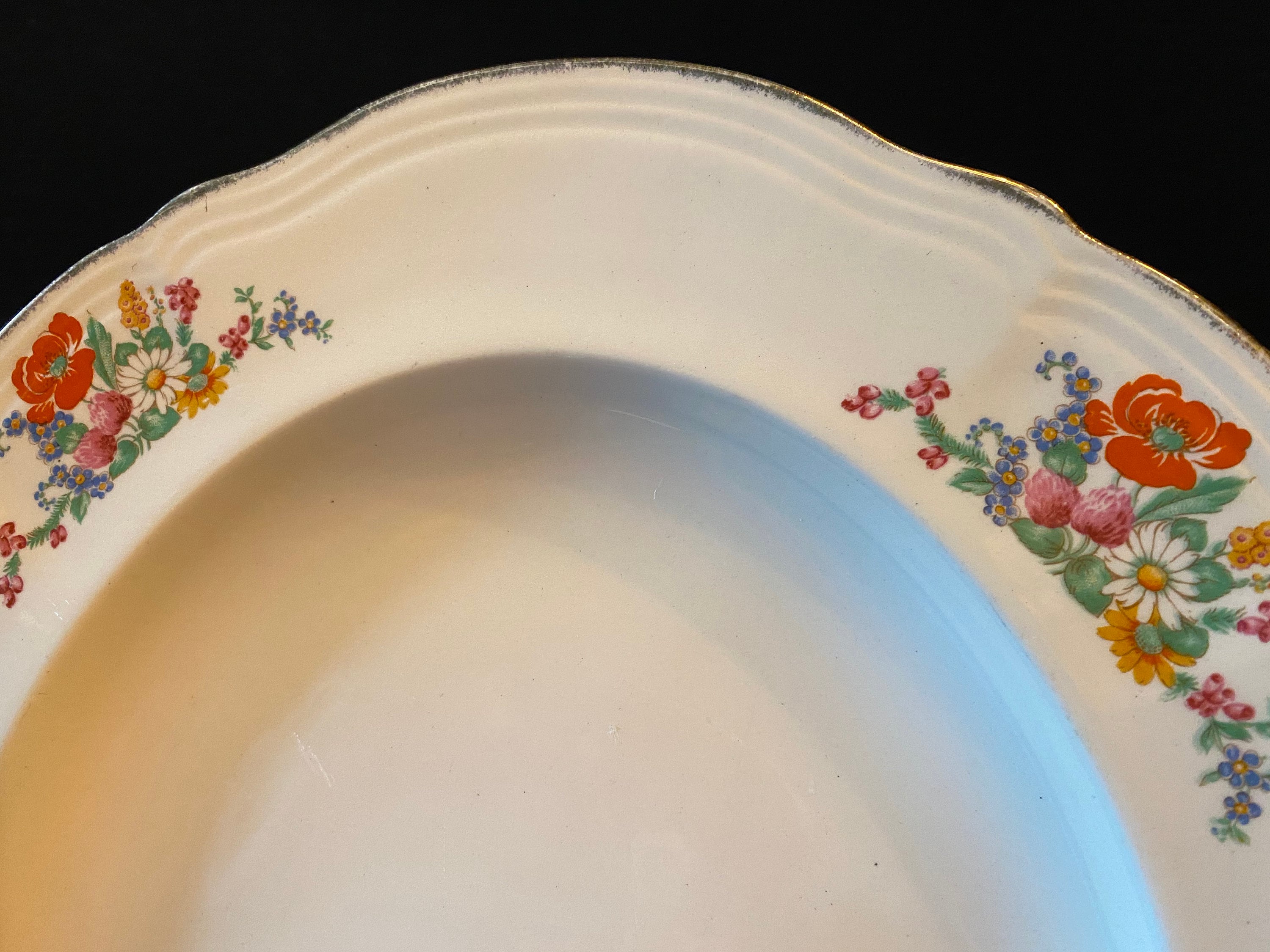 Alfred Meakin Large Serving Platter Turkey Platter 14-1/4" Ornate ...