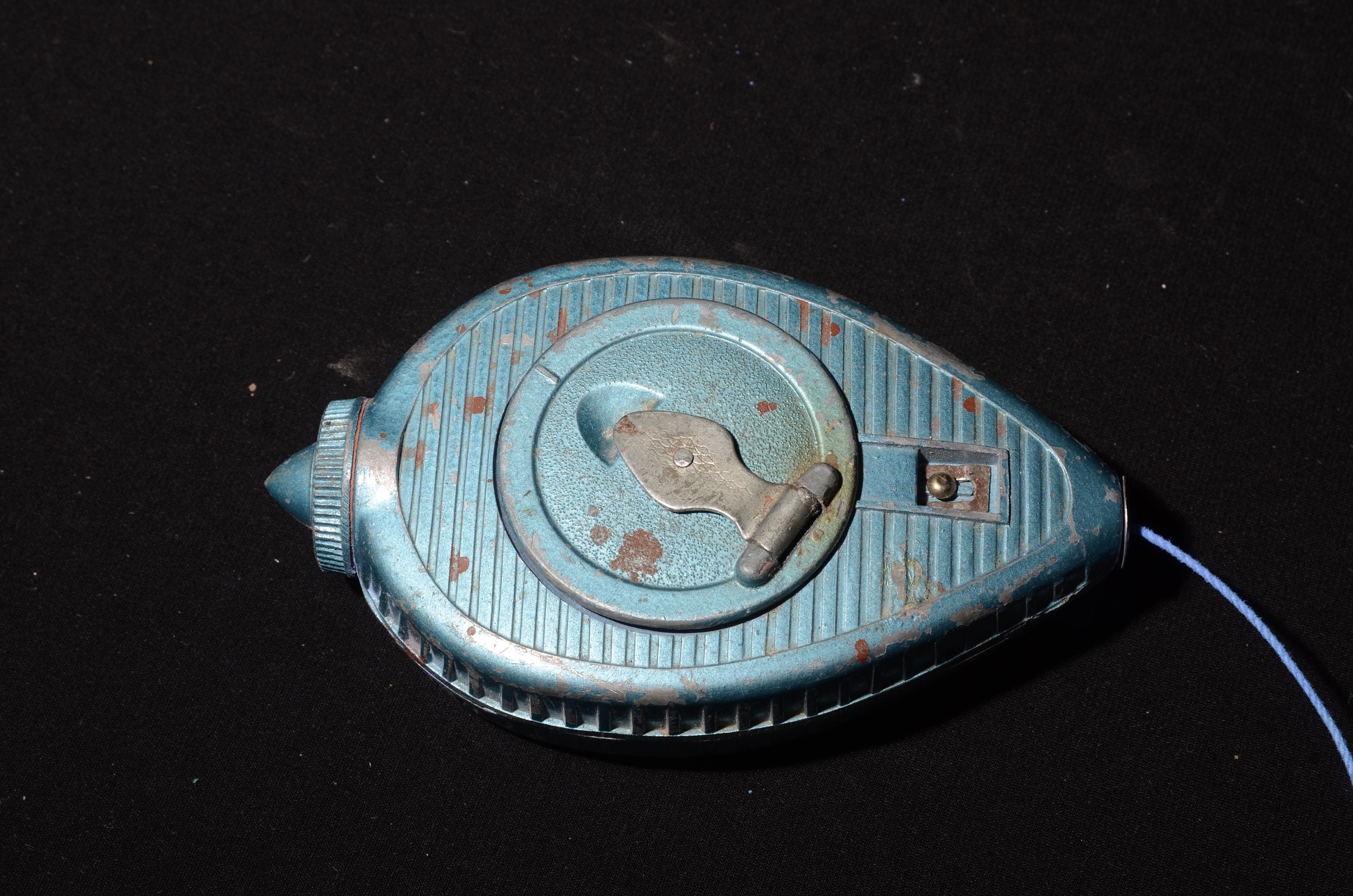 Vintage Chalk Line Plumb Line Blue Vintage Tool | Etsy