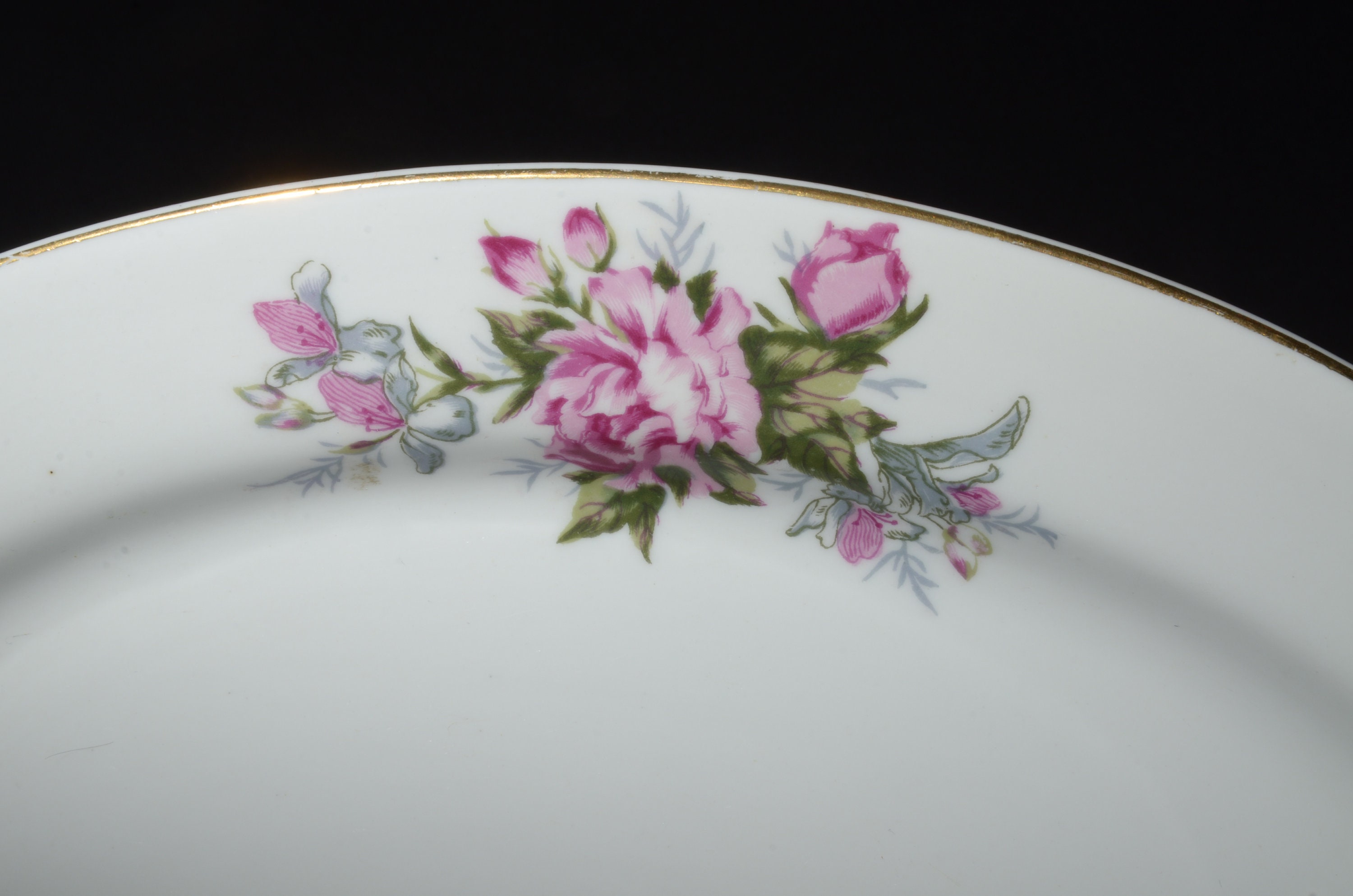Vintage CHINESE ROSE 378 Platter Serving Plate Bone China 12 Inches ...