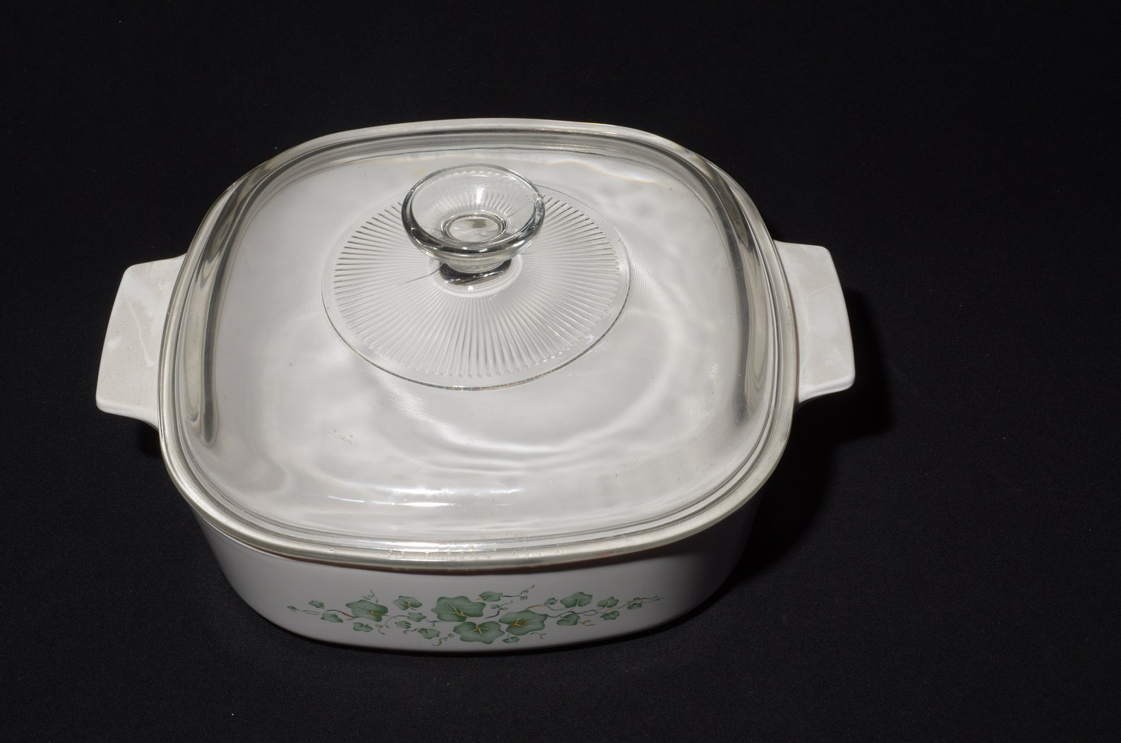 CORNING WARE 2 Qt Vintage Callaway Green Leaves Casserole - Etsy