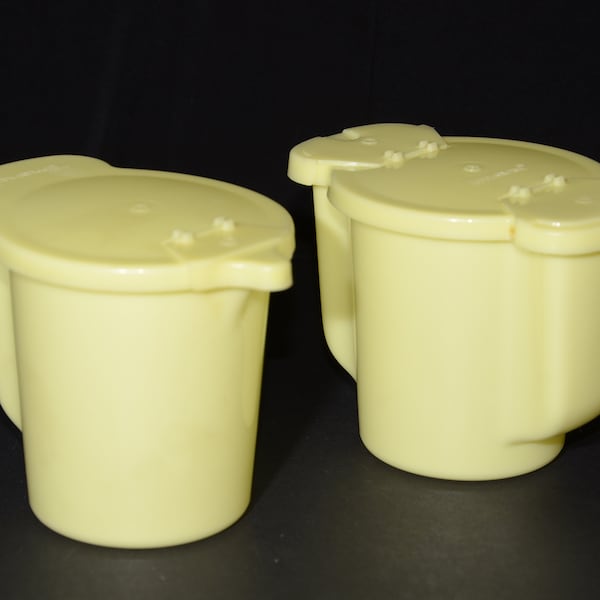 Tupperware Sugar and Creamer - Etsy