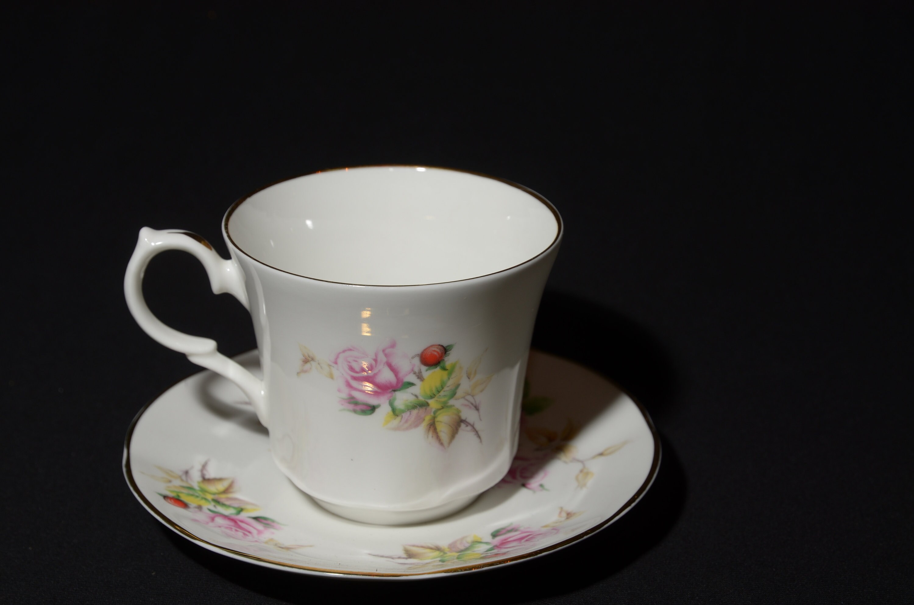 SPRINGFIELD mug flat teacup and saucer coffee cup bone | Etsy