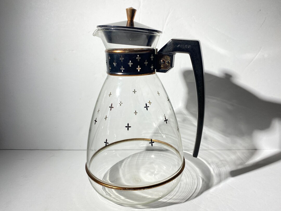 PYREX 12 Cups Vintage Silex Coffee Carafe LCR 12 Mid Century Modern MCM ...