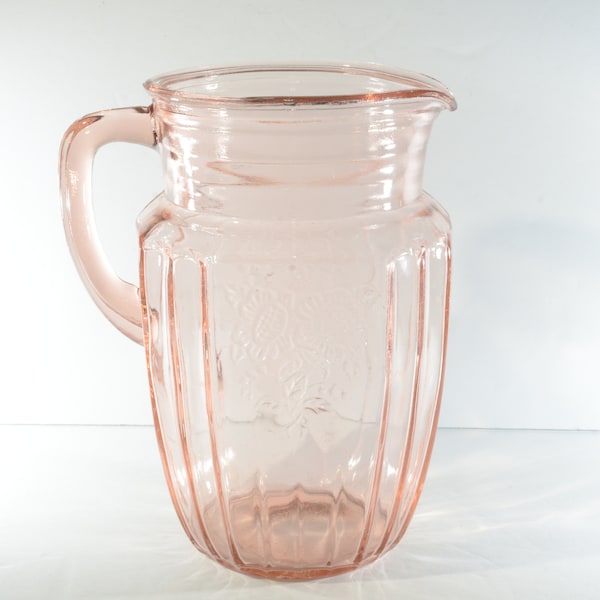 Pink Rose Pitcher - Etsy