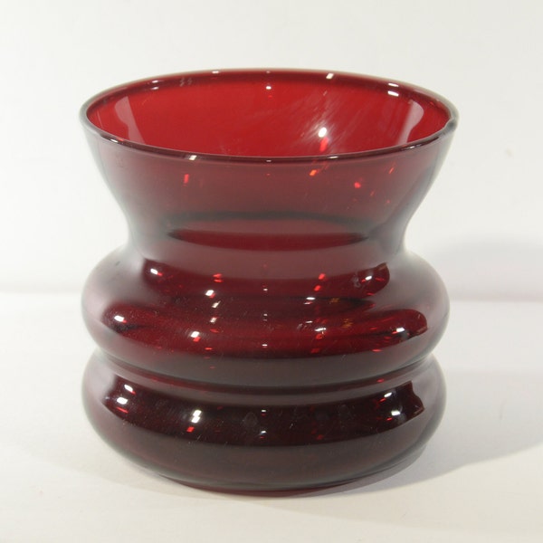 Short Wide Glass Vase - Etsy