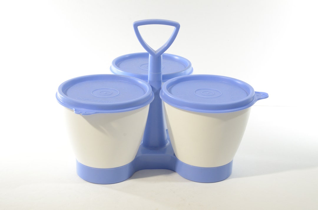 Vintage Tupperware Condiment Caddy Salad Dressing Sauce Holder - Etsy