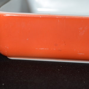 PYREX Burnt Orange Lasagna Pan 933 Baking Dish Mid Century Handles ...