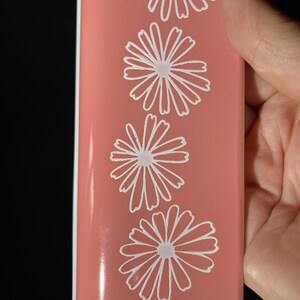 PYREX Pink Daisy Space Saver Baking Dish Lid Promotional Vintage Mid ...