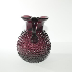 Beautiful Clevenger Brothers Glass Amethyst Hobnail Small Pitcher 5 ...