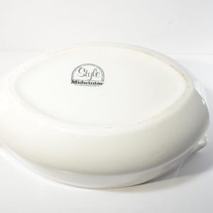Midwinter Style Casserole Dish With Lid England Vintage Pottery Oval ...