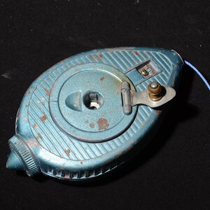 Vintage Chalk Line Plumb Line Blue Vintage Tool Collectible Vintage ...