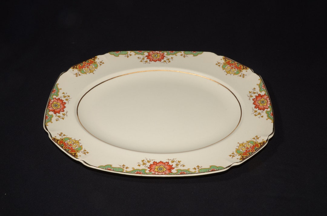 John Maddock Sons Royal Ivory Ivory Ware Indiana Bone China Large ...