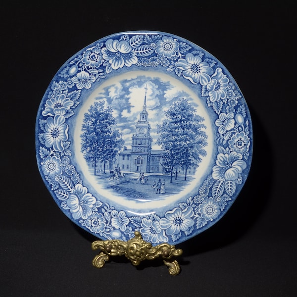 Liberty Blue Historical Colonial Scenes - Etsy