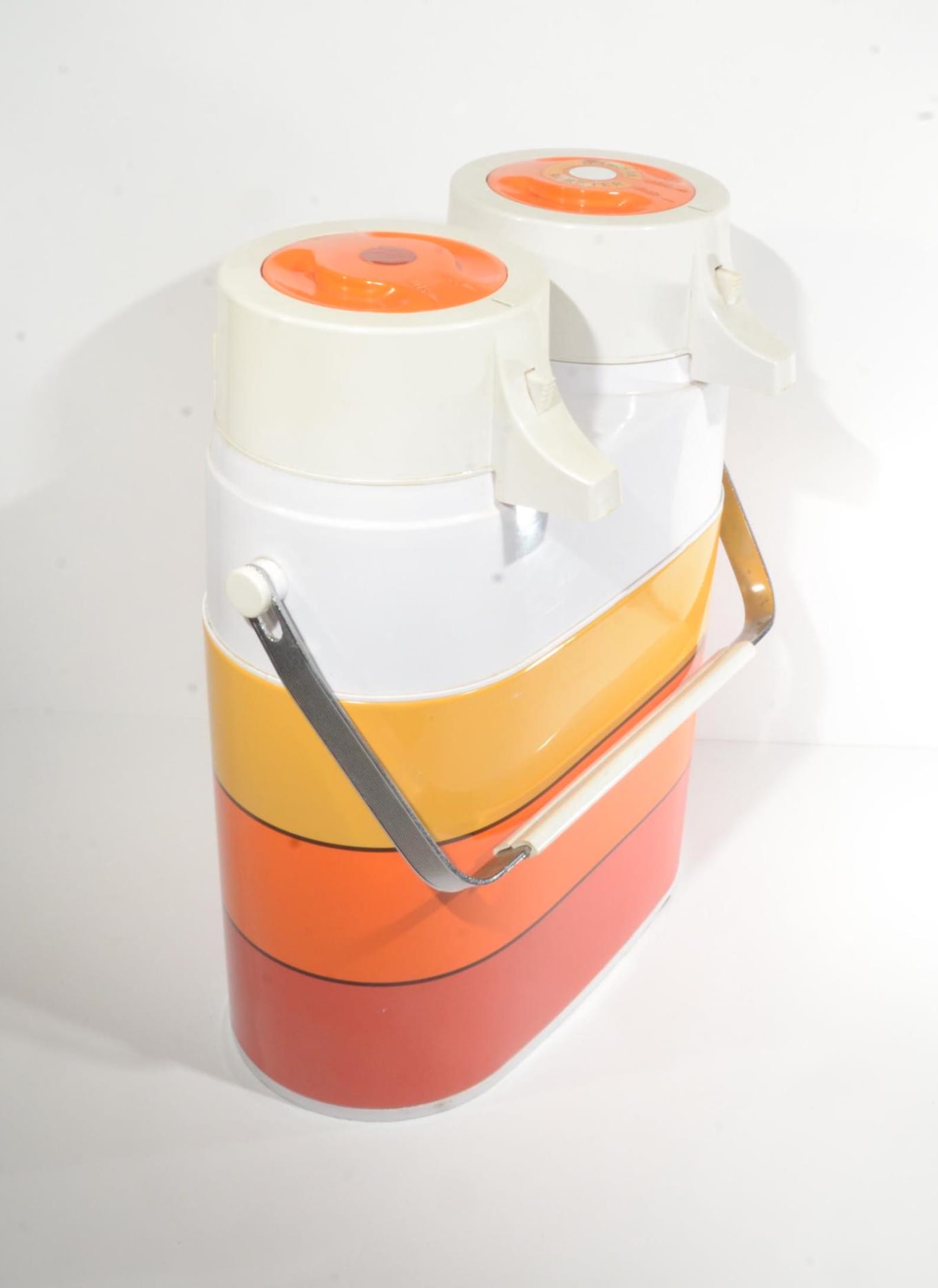 Peacock Double Pump Thermos Twin Airpot Mid-century Double Side Pump ...
