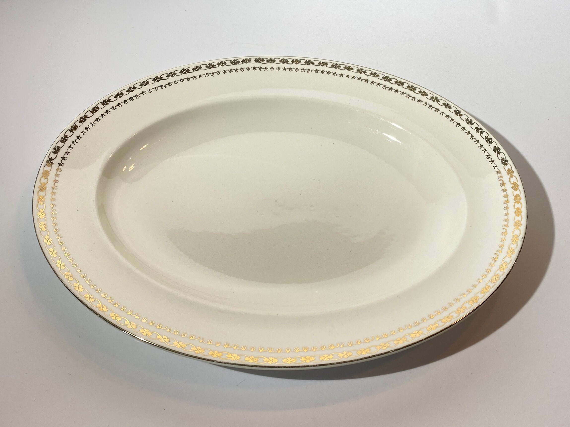 ALFRED MEAKIN Gold Crown Serving Plate Platter 12-1/2 Inches - Etsy