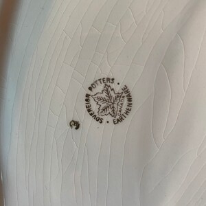 Vintage Sovereign Potters Earthenware Large Platter Oval Serving Plate ...