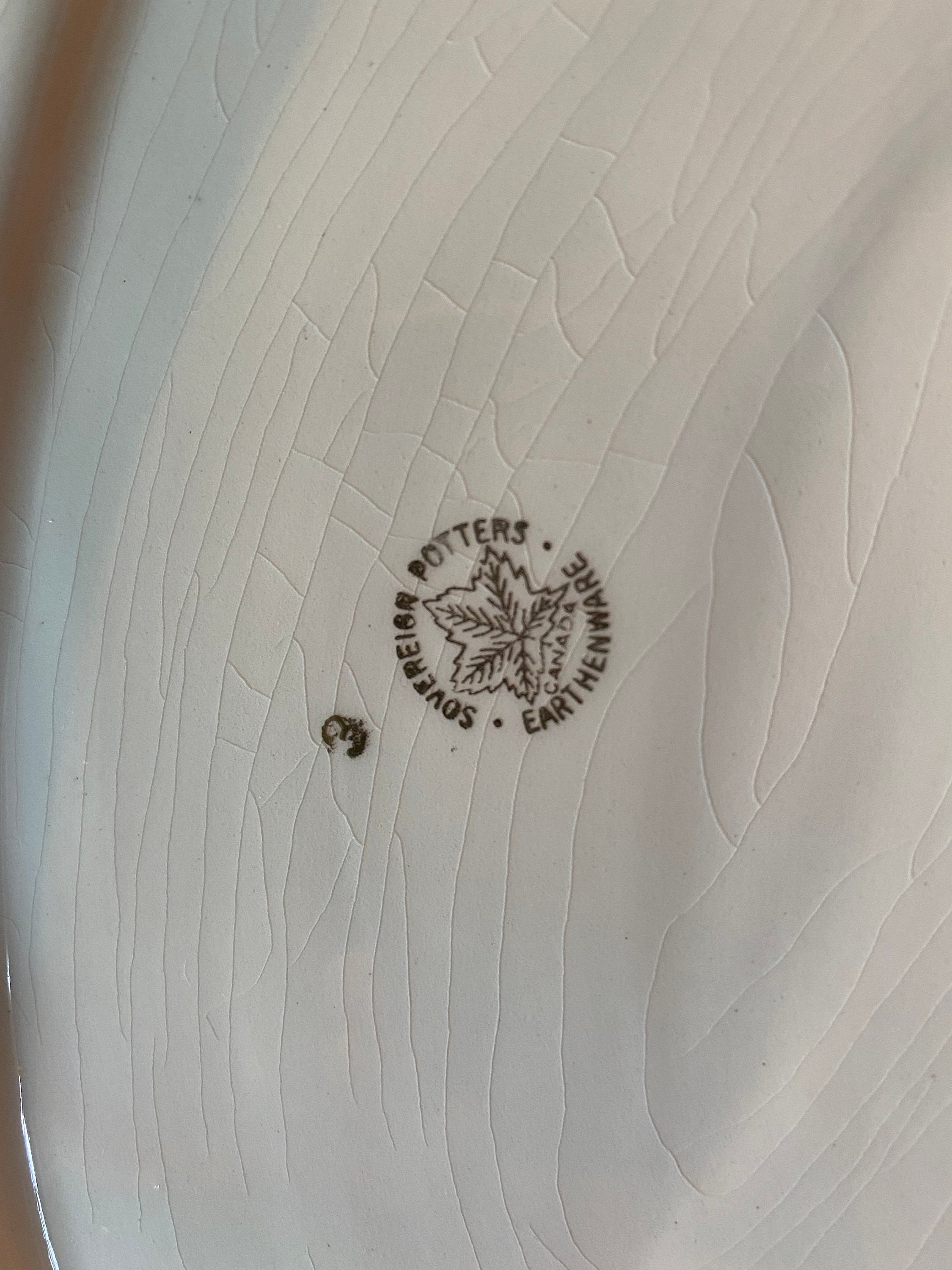 Vintage Sovereign Potters Earthenware Large Platter Oval - Etsy