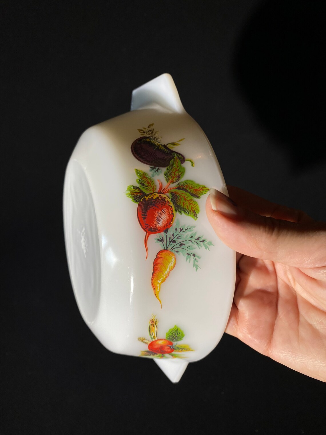 Pyrex ENGLAND JAJ Tuscan Vegetables or Market Garden Casserole Dish ...