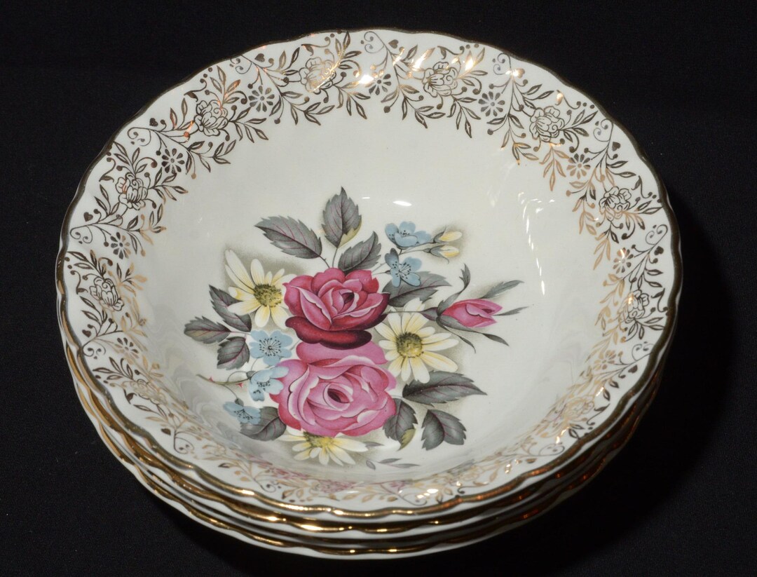 Set of 4 Royal Wessex Guildford Berry Bowl 5.25 Inches Sauce Bowl White ...