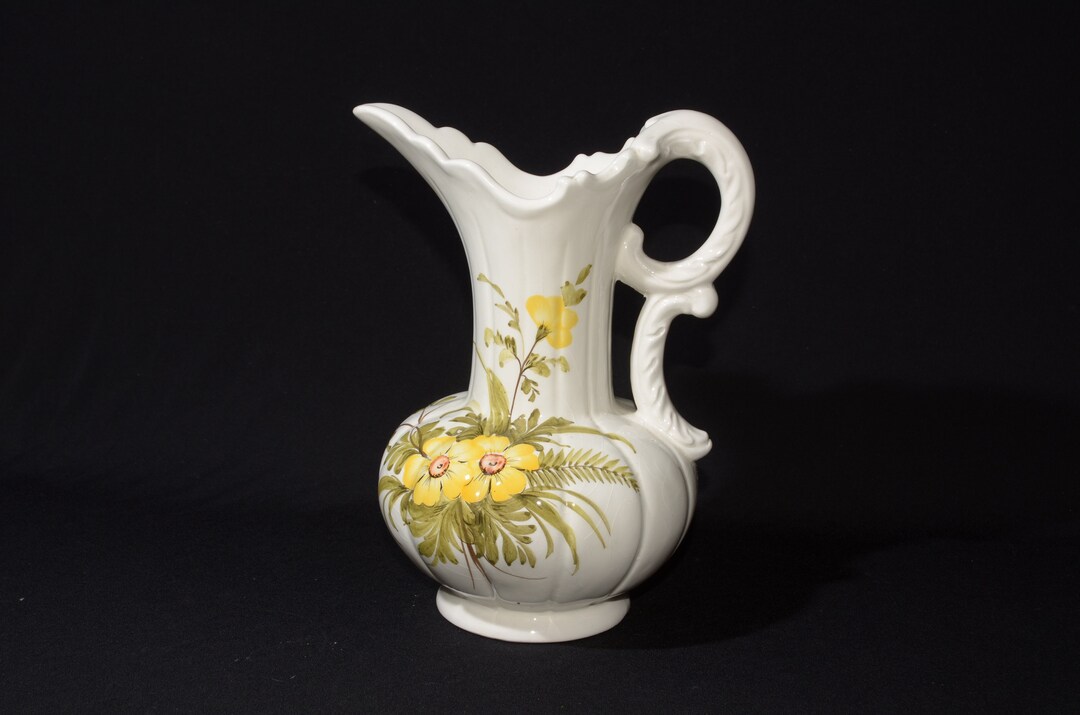 Inarco Italy Vase Deco Vase Bouquet Vase Vintage Yellow Flowers ...