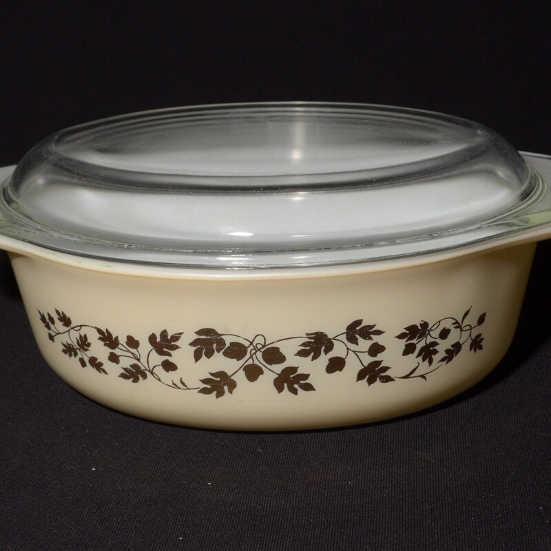 Pyrex Golden Leaf - Etsy