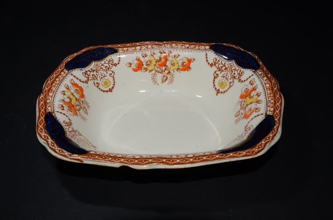 Antique H &K Tunstall Regent Derby Bone China Dish Serving Dish Medium ...