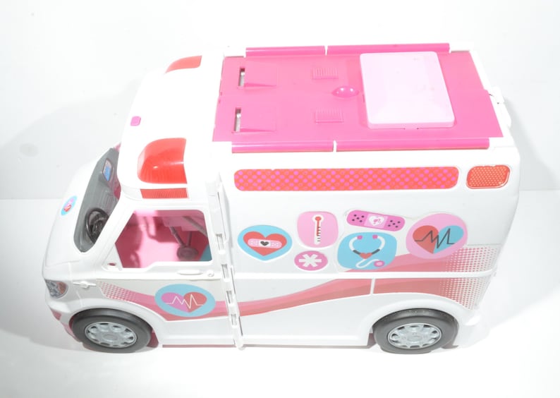 Barbie Transforming Ambulance and Clinic Play Set Mattel Care Clinic - Etsy