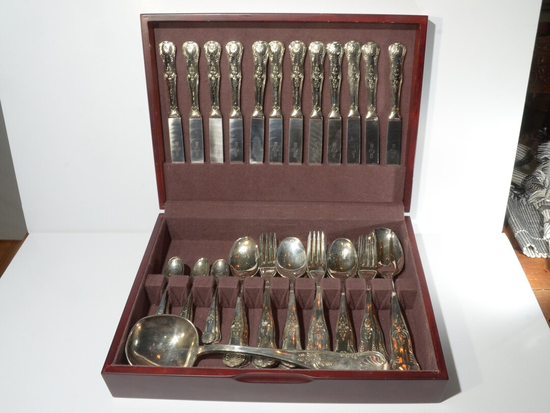 Super Inox Kings Pattern Flatware Set 12 Places Setting Cutlery Arg 800 ...