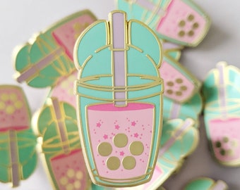 Boba Bubble Tea Pin - Etsy