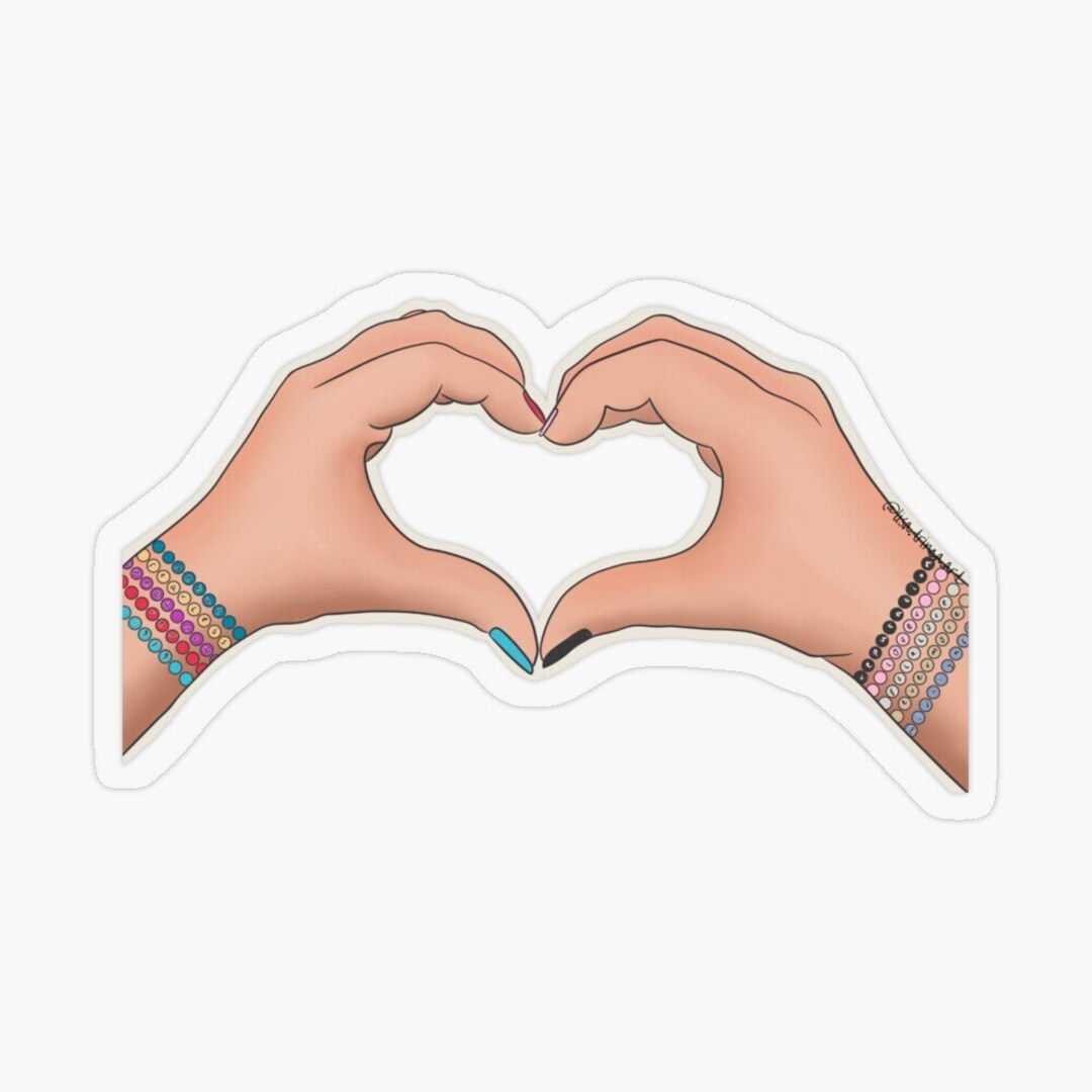 Fearless Heart Sticker, Vinyl Waterproof, Swift, Gift for Swifties ...