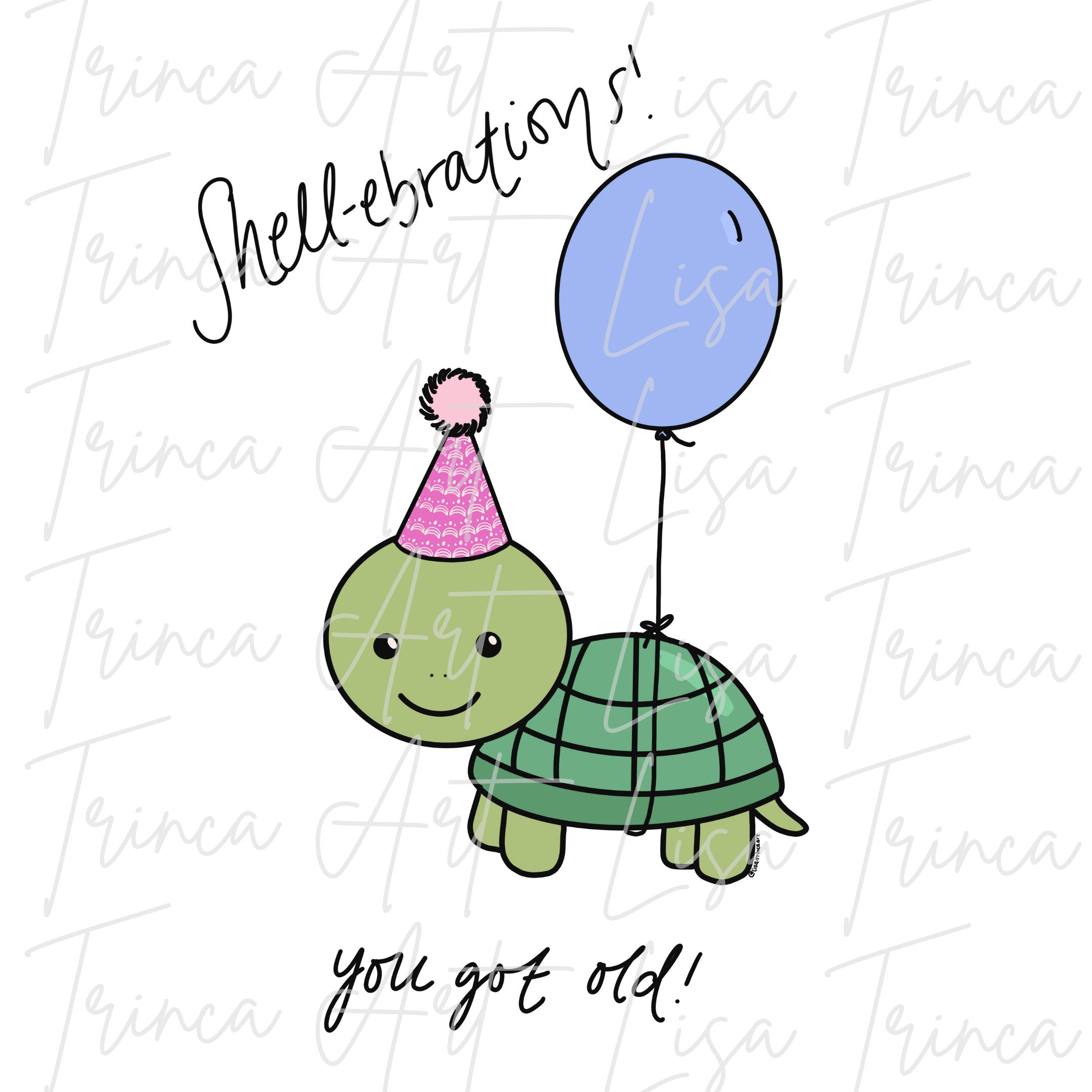Turtle Birthday Card, Birthday Card for Him, Funny Pun Gift Card, Cute ...