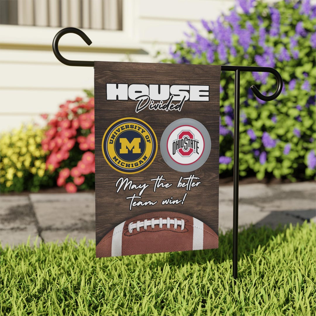 Michigan Vs. Ohio State House Divided Garden & House Banner - Etsy