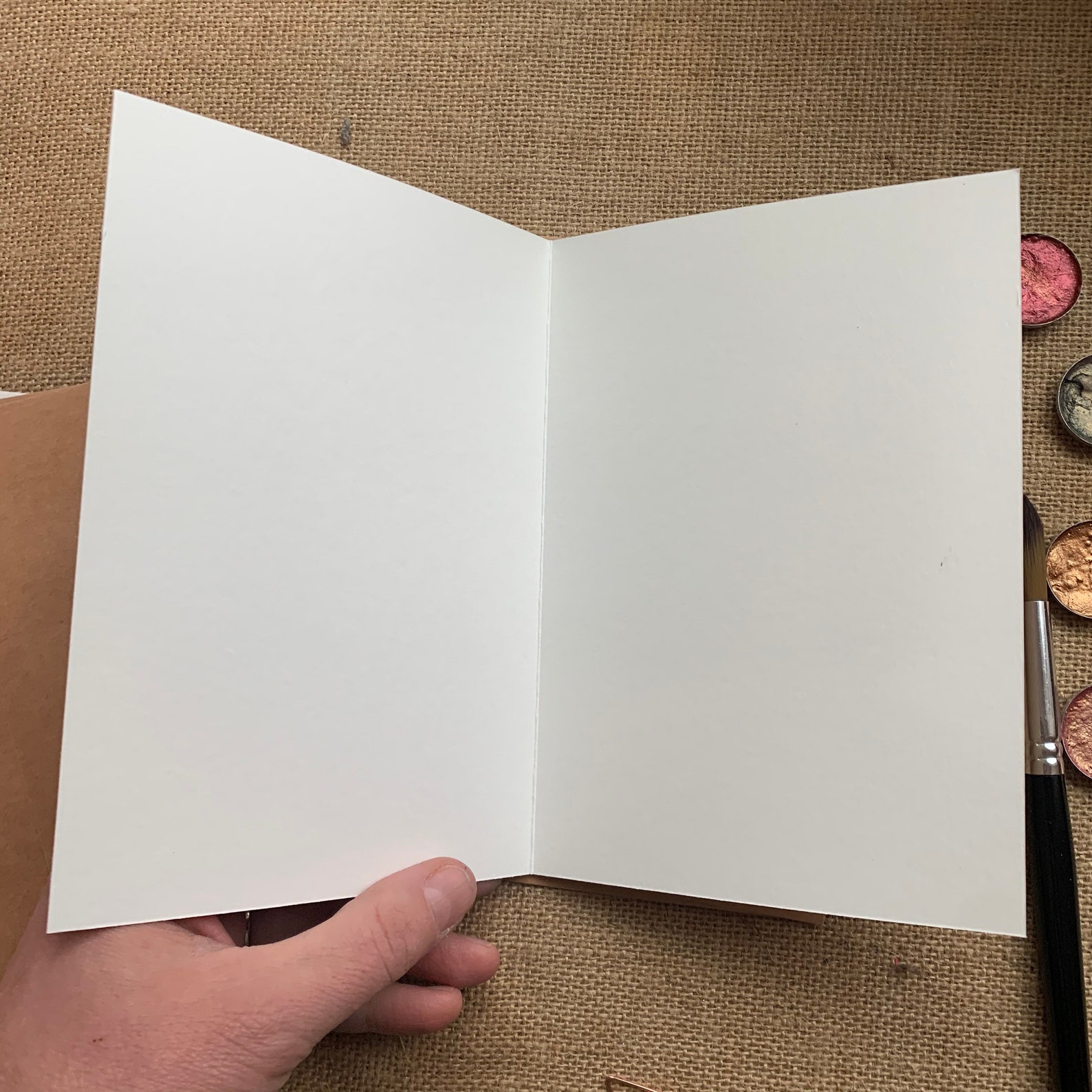 Watercolor Craft Cards 5x7 Blank A7 Ready to Paint | Etsy