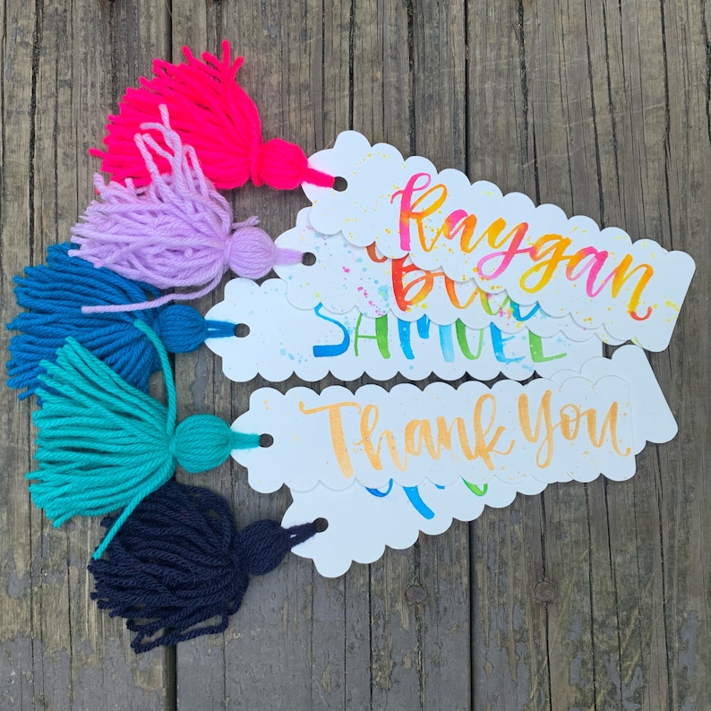 Braille Bookmark Personalized & hand painted | Etsy