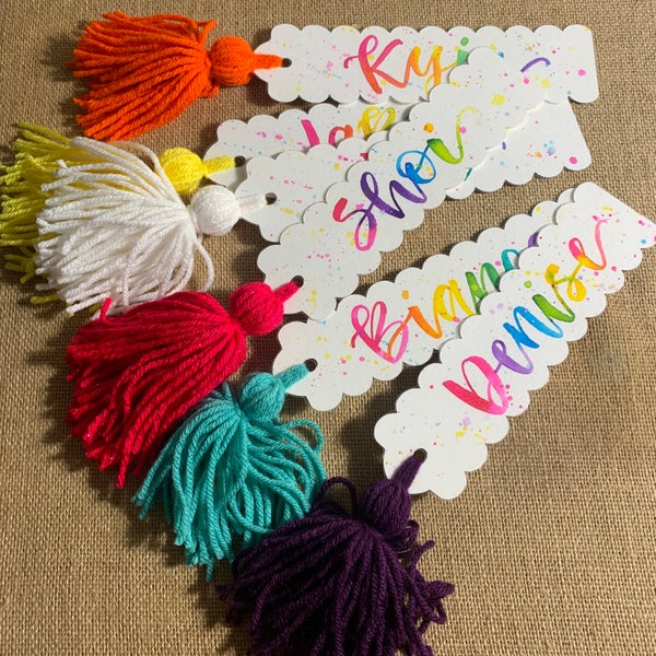 Watercolor Bookmark - Etsy