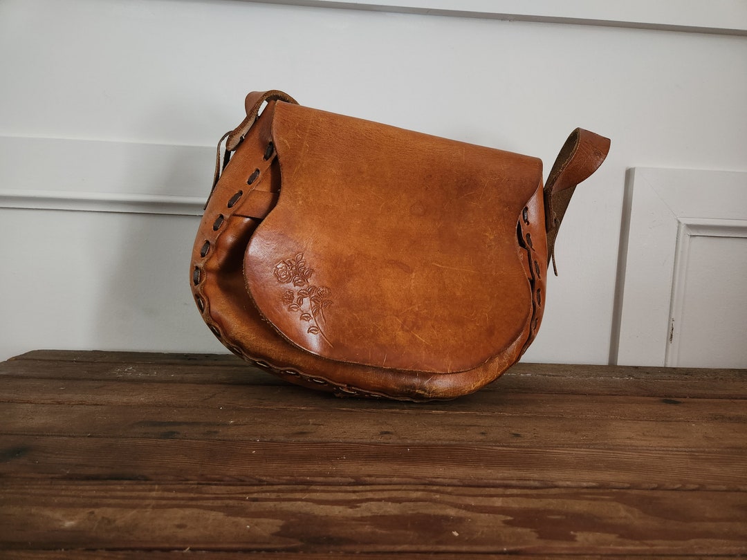 Vintage Leather Purse Collector's Item One of a Kind Purse Handbag ...