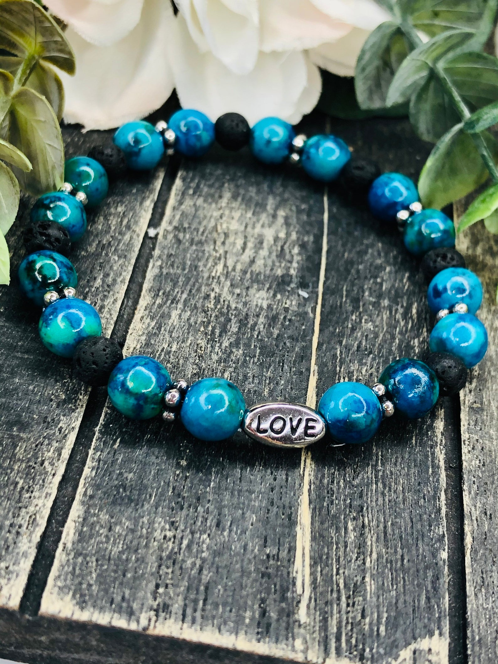 Faith Love & Joy Bracelets Beaded and Diffuser Stretch - Etsy