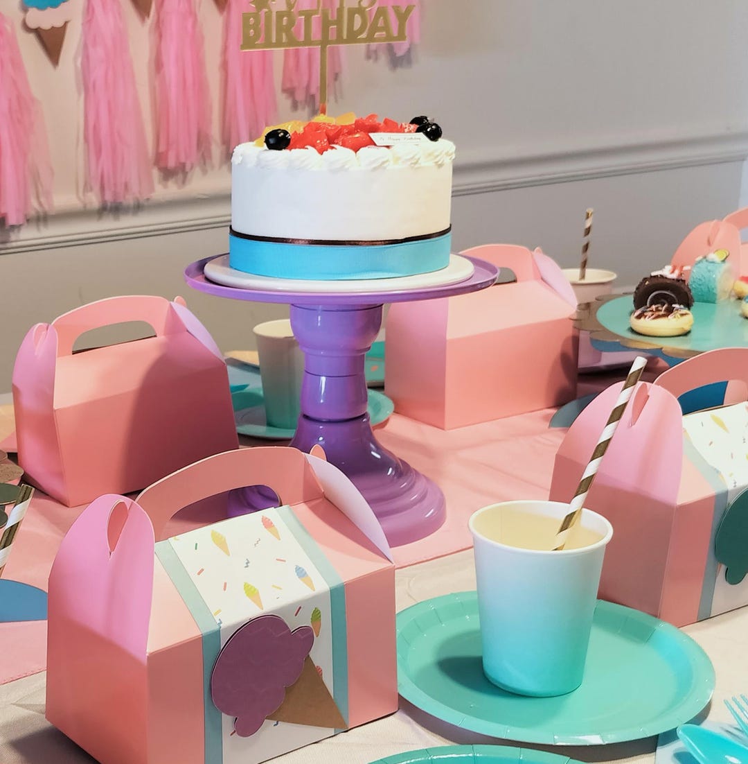 Ice Cream Party Kit 16 Guests/ Ice Cream Party Box/ Ice Cream Party ...