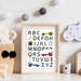 Racing Cars Alphabet Print Race Track ABC Car Poster Cute Colourful ...