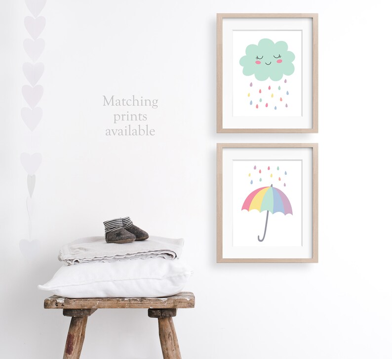 Weather Chart Print Cute Types of Weather Poster Educational - Etsy