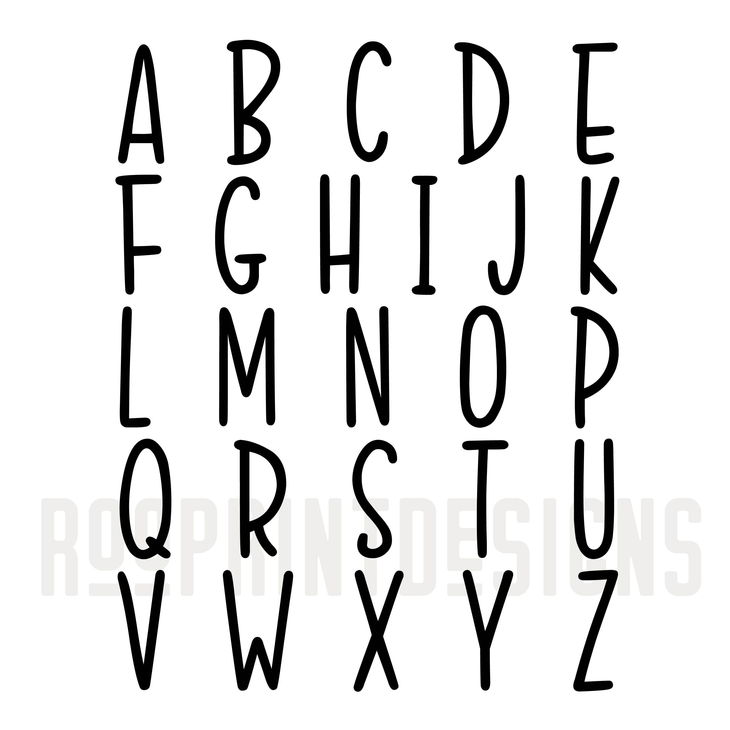 Navy Blue Initial Print Cute Letter Poster Construction Name Wall Art ...