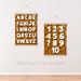 Tiger Number Print Kids Childrens Playroom Orange Wall Art - Etsy