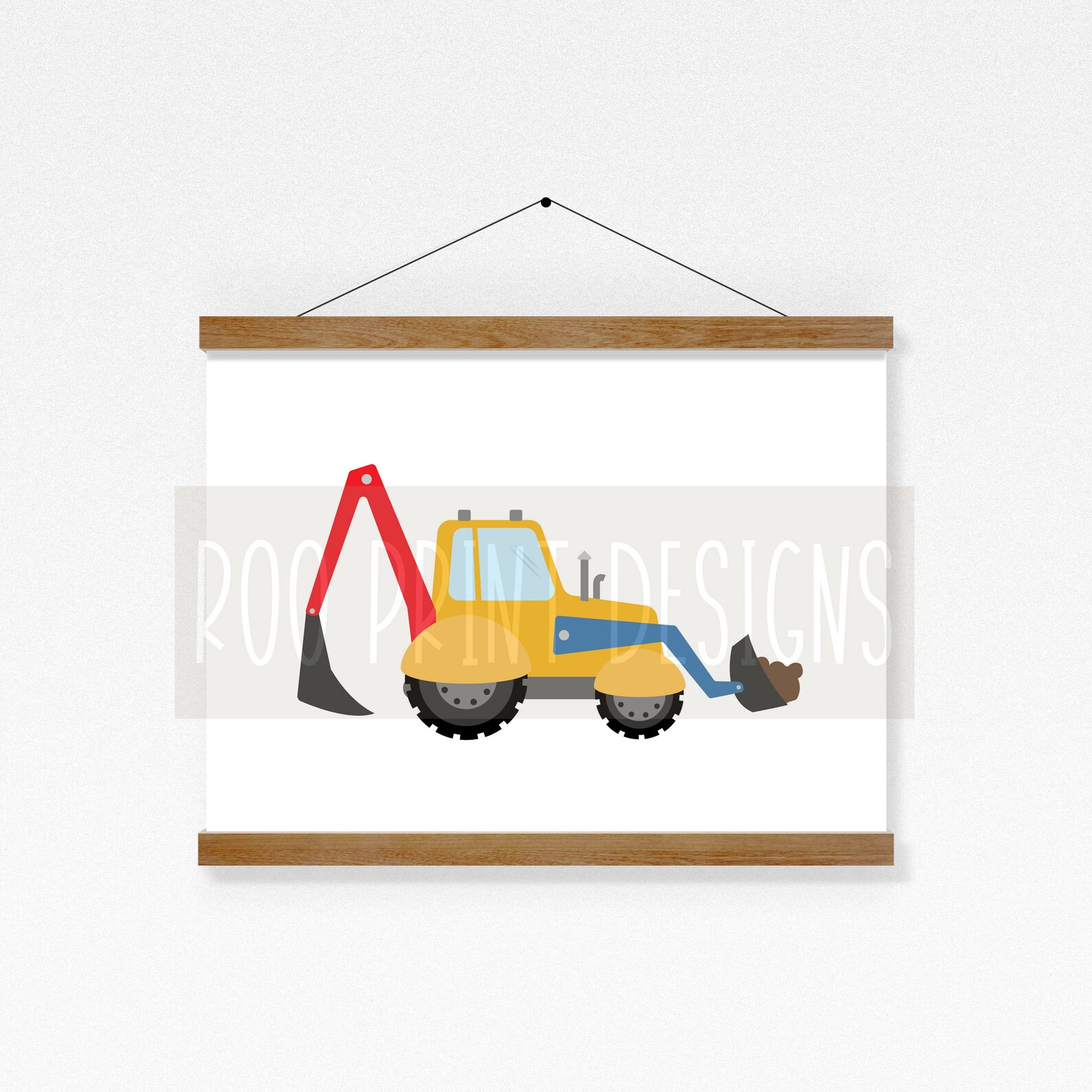 Construction Print Set Cute Building Nursery Wall Art Prints - Etsy