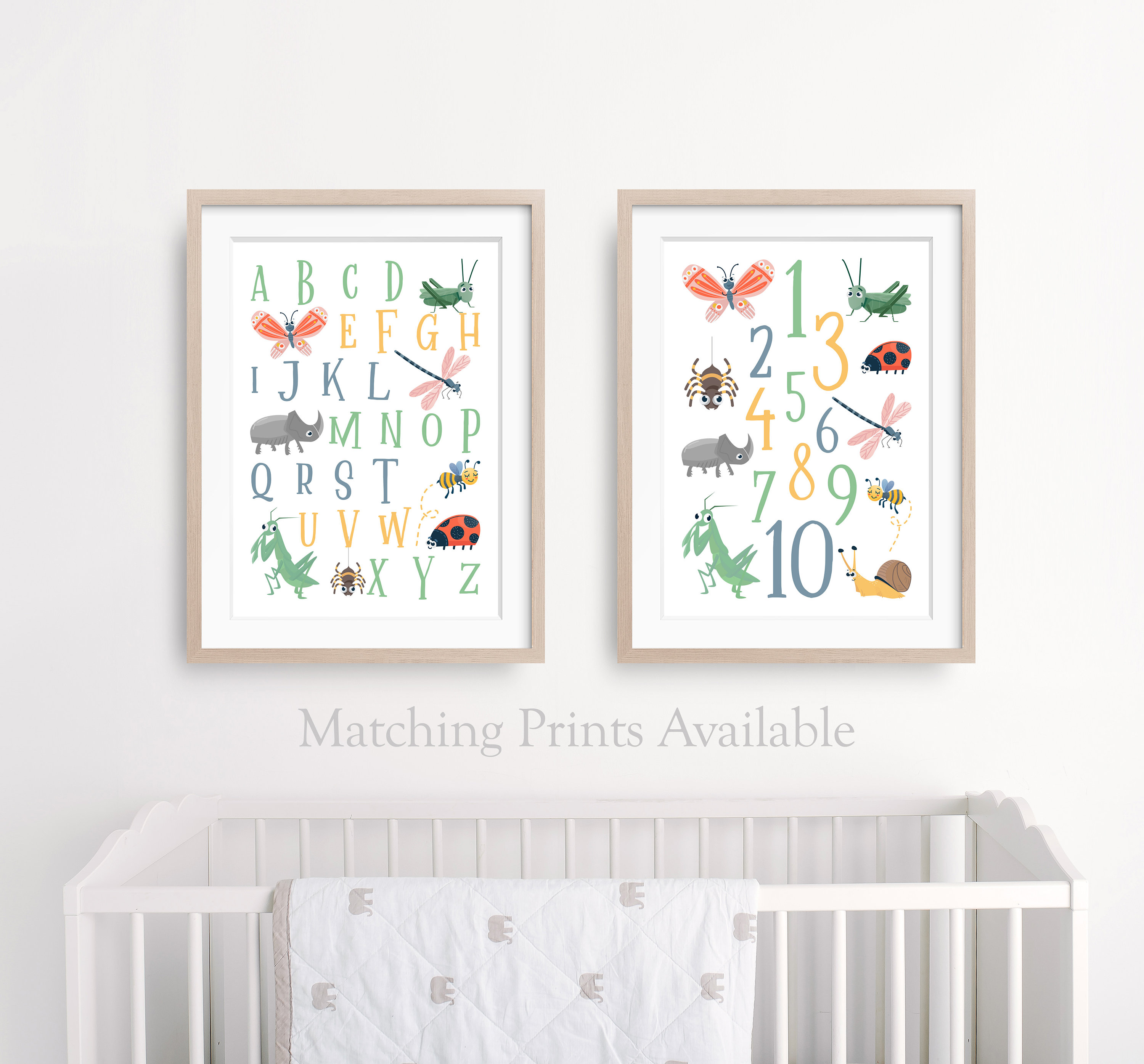 Cute Bug Print Set Sweet Kids Insect Prints Toddler Wall Art - Etsy UK