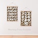 Leopard Print Number Poster Neutral Kids Animal Playroom Bedroom Wall ...