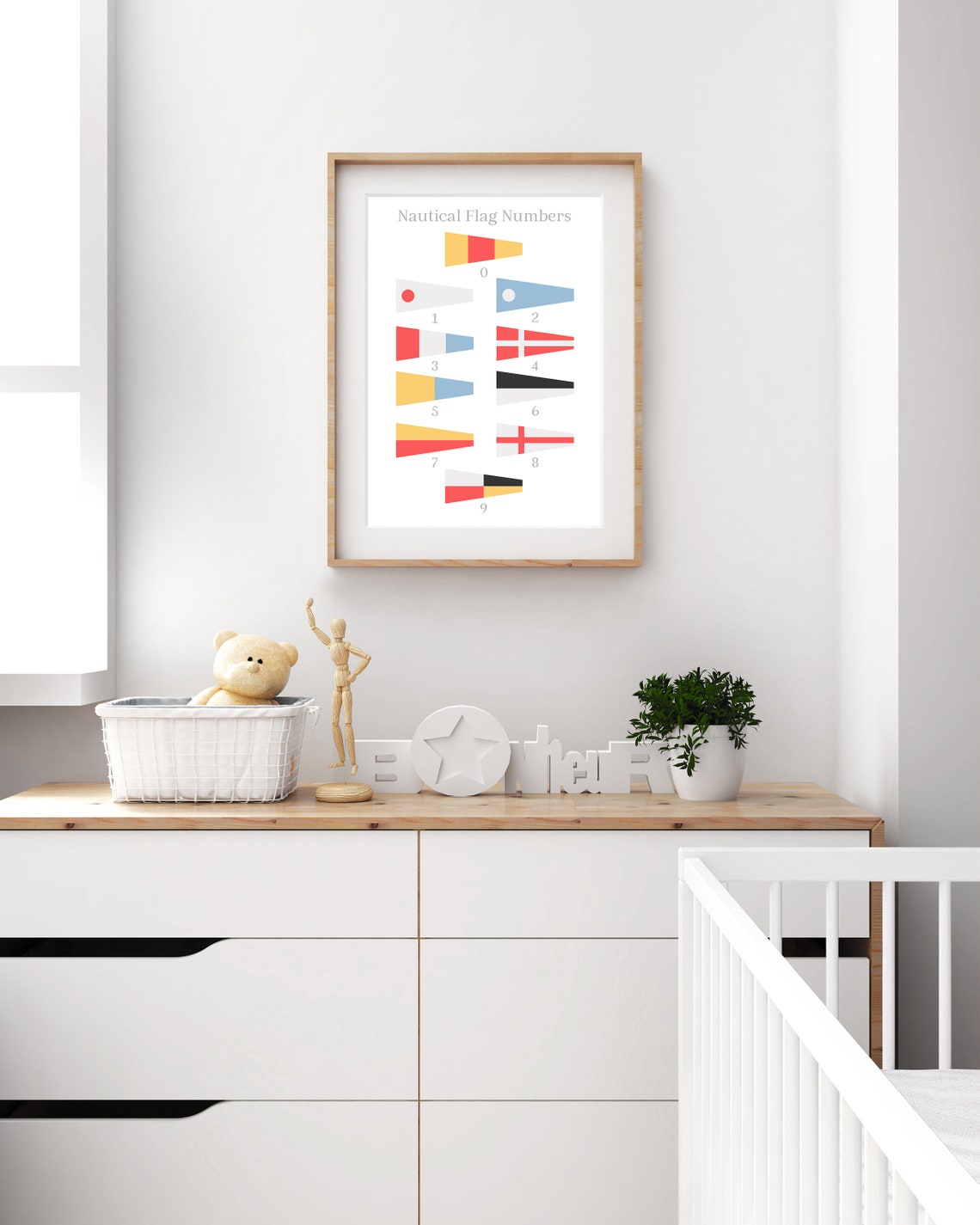 Nautical Flags Number Print Maritime Signal Flags Poster | Etsy