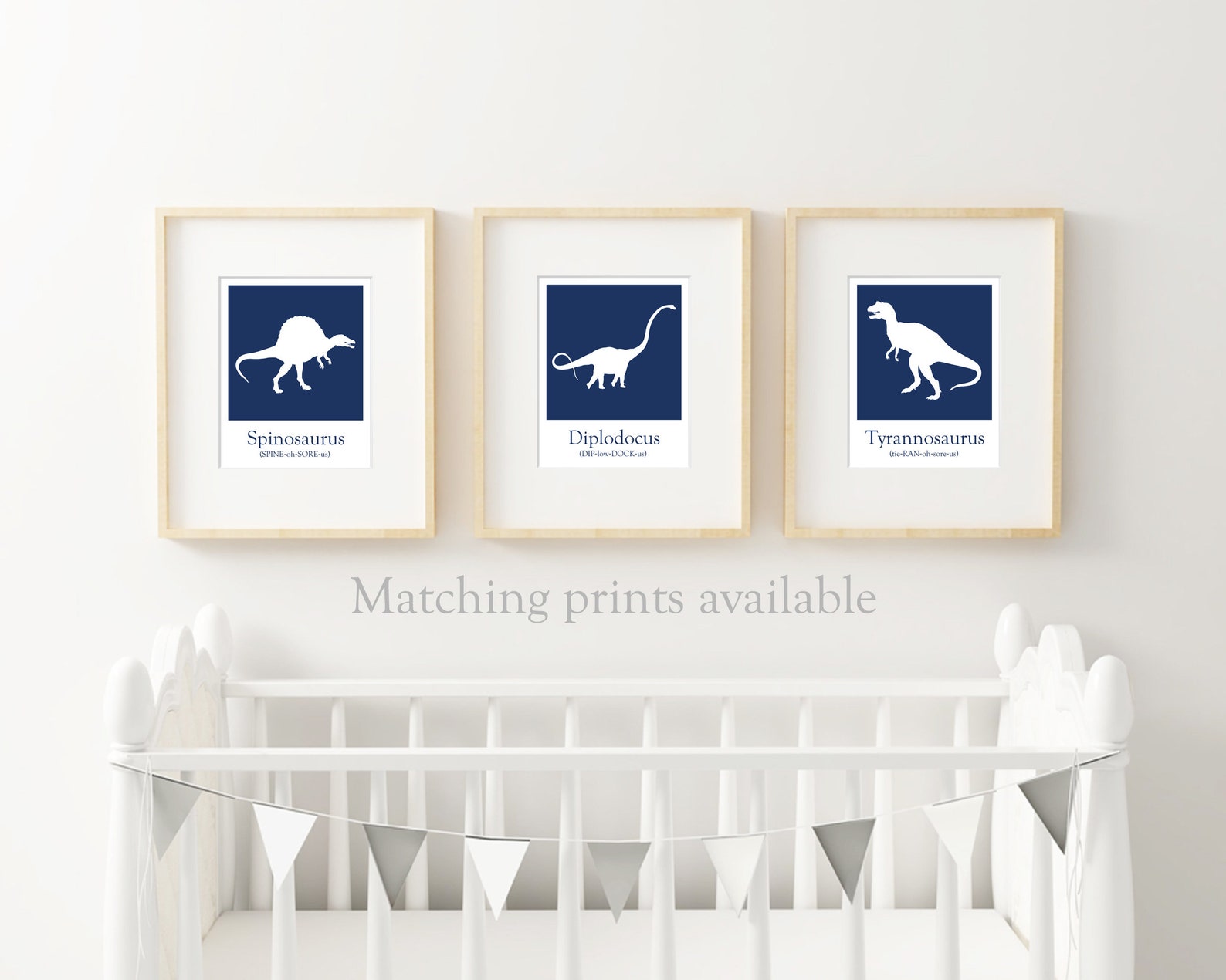 A to Z of Dinosaurs Alphabet Print Personalised ABC Poster Bedroom ...